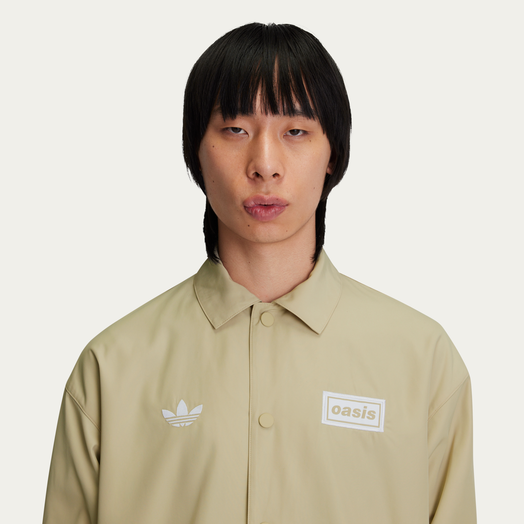 Live '25 adidas Coach Jacket Stone – Aus Oasis Live 2025