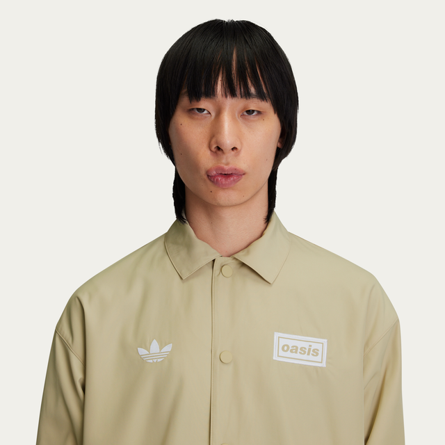 Live '25 adidas Coach Jacket Stone – Aus Oasis Live 2025